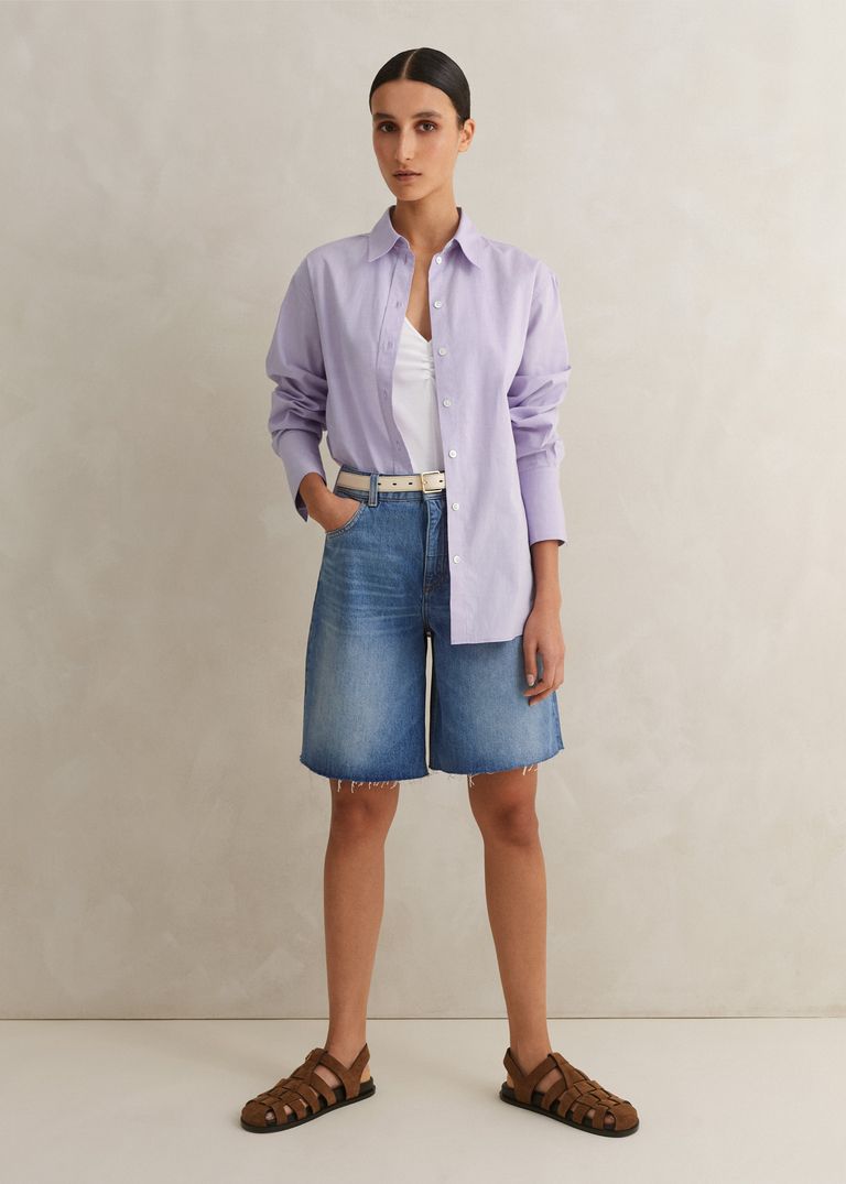 Here's How Fashion People Are Styling Jorts This Summer | Who What Wear