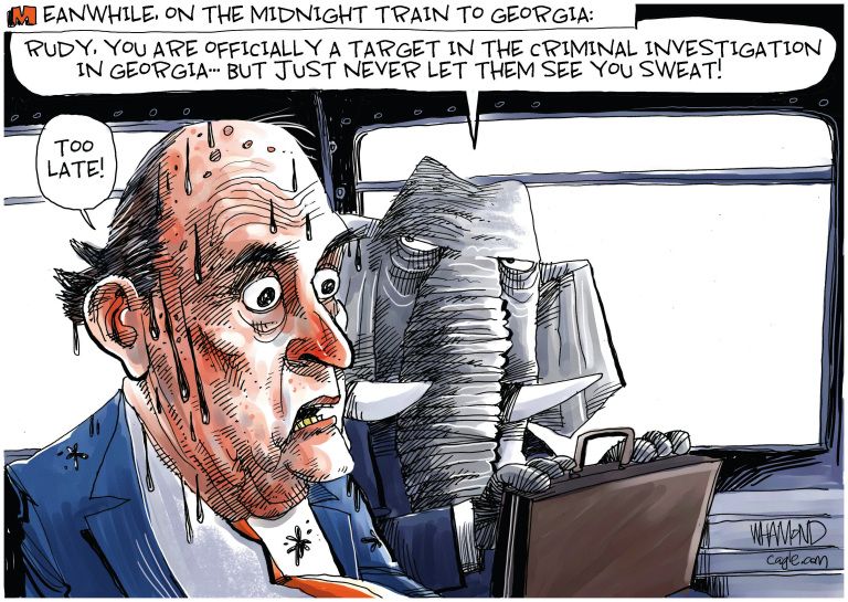 7 scathingly funny cartoons about Giuliani's Georgia testimony | The Week