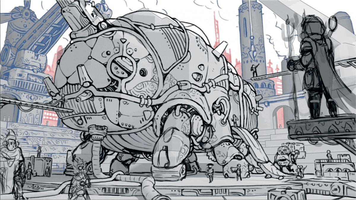 How to create key art for video games in Photoshop and Blender ...