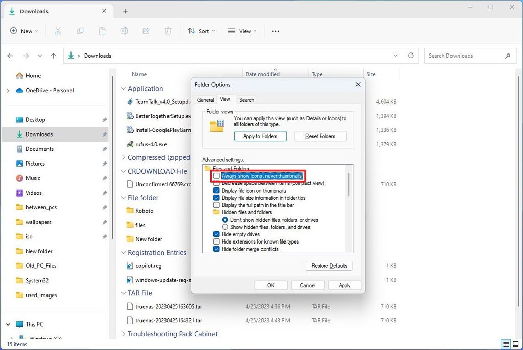 How to fix File Explorer thumbnails not showing correctly on Windows 11 ...