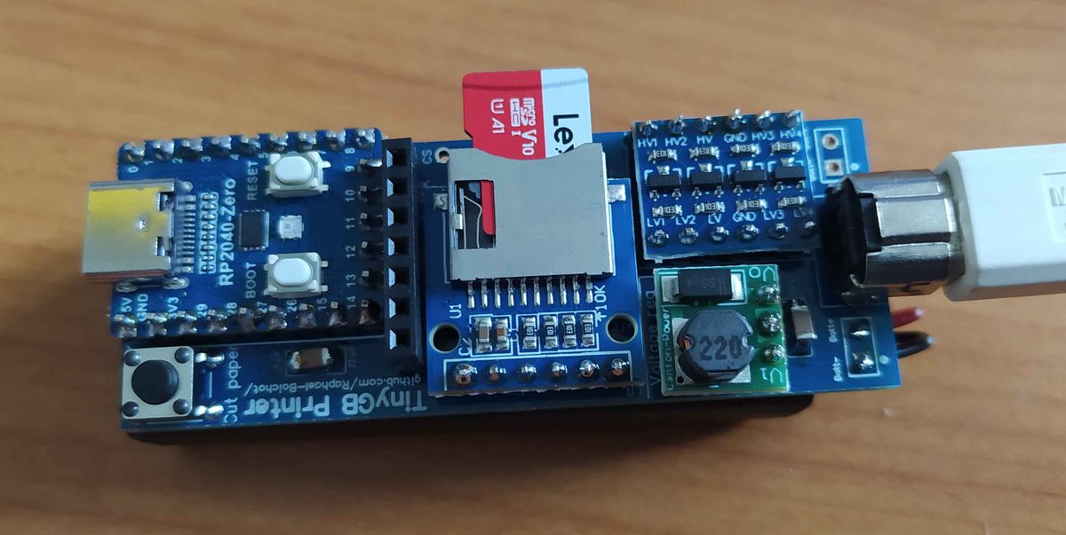 Raspberry Pi Pico Game Boy Printer emulates the original to a T | Tom's ...