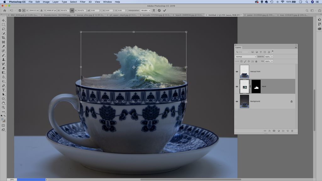 How to create a fantastical storm in a teacup with Photoshop CC ...