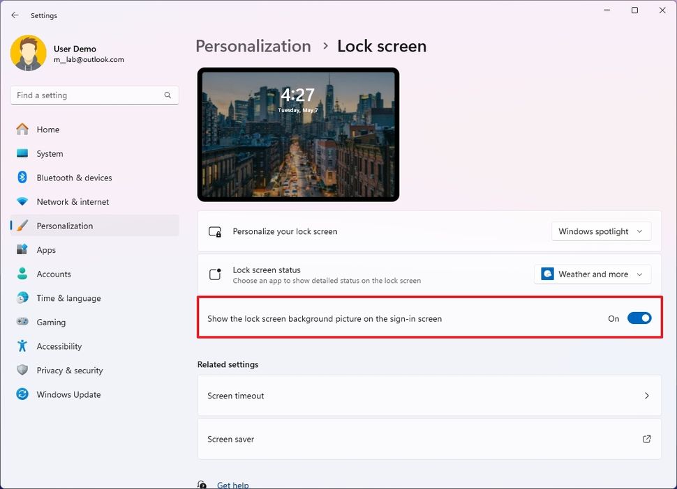 How to customize Lock screen settings on Windows 11 | Windows Central