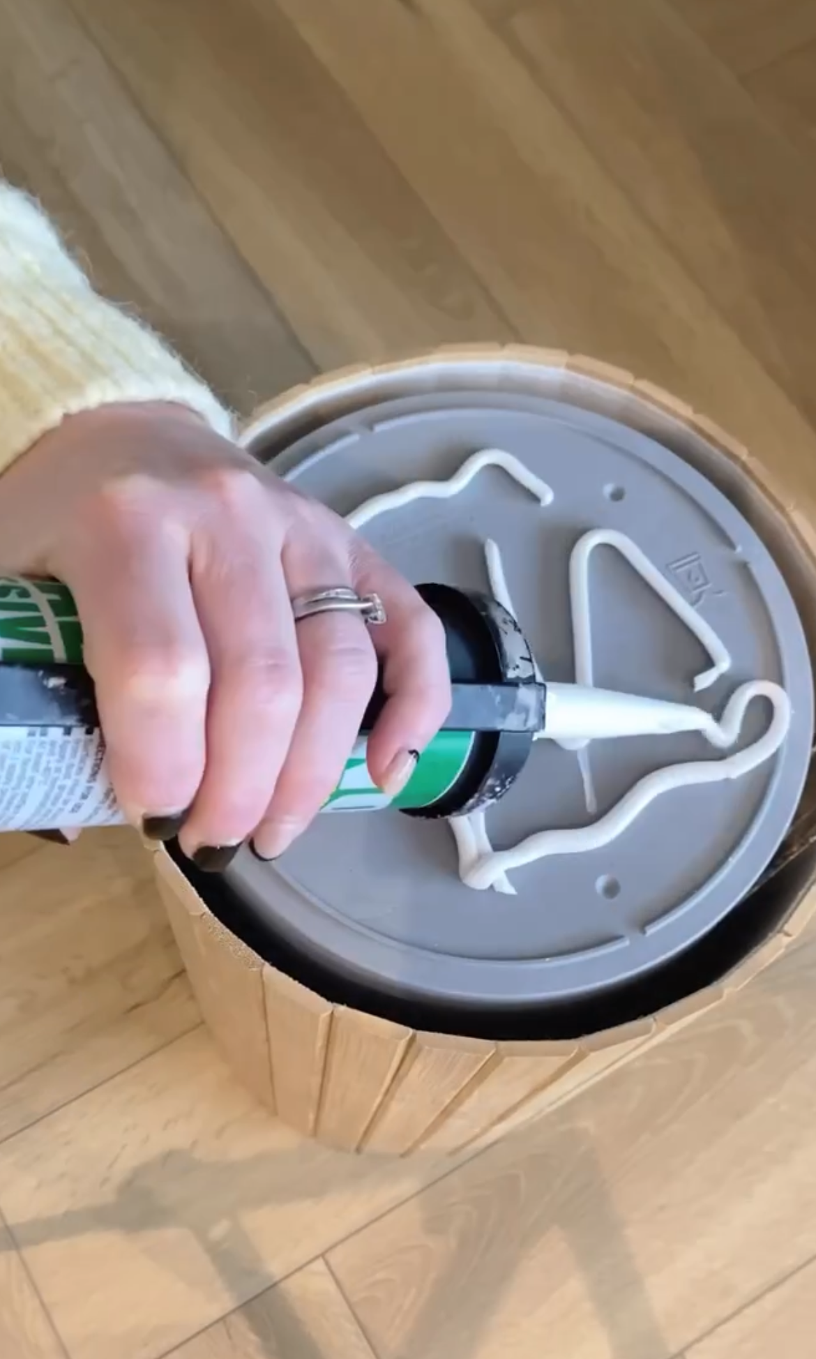 This simple KEA hack creates an elegant wooden side table | Livingetc