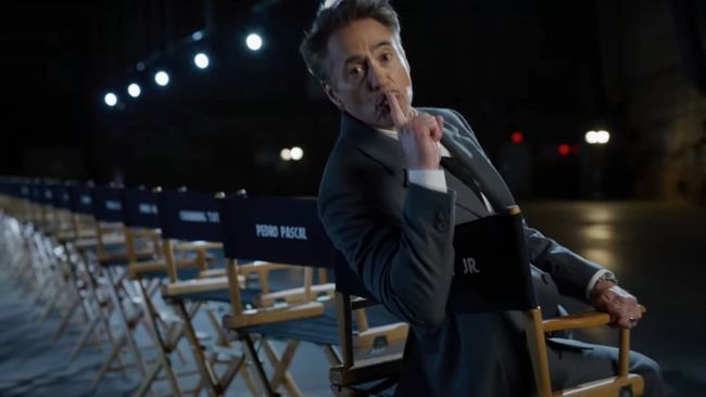 Yes, that is Robert Downey Jr. as Doctor Doom in Fantastic Four, Marvel ...