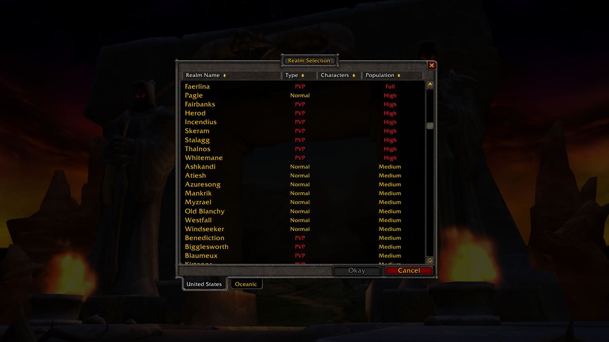 WoW Classic servers: Complete WoW Classic server list for every region ...