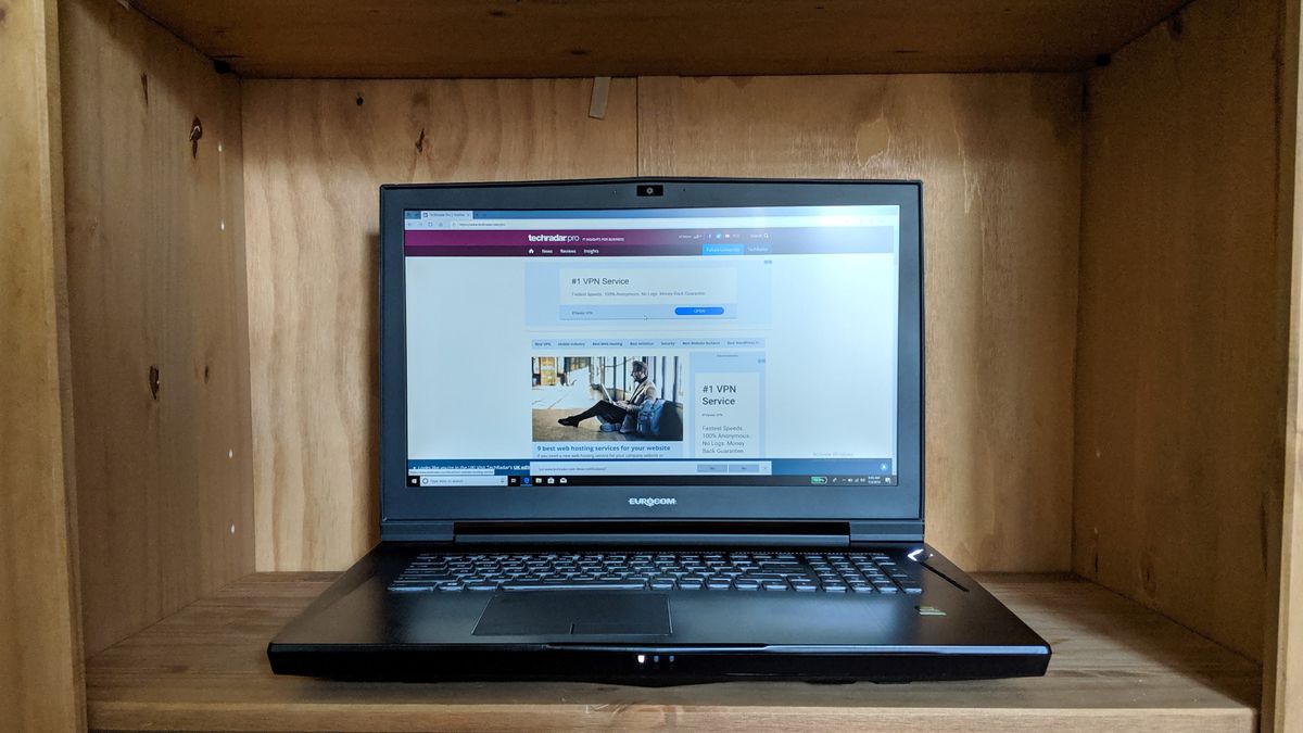 Eurocom Tornado F7W mobile workstation laptop review | TechRadar