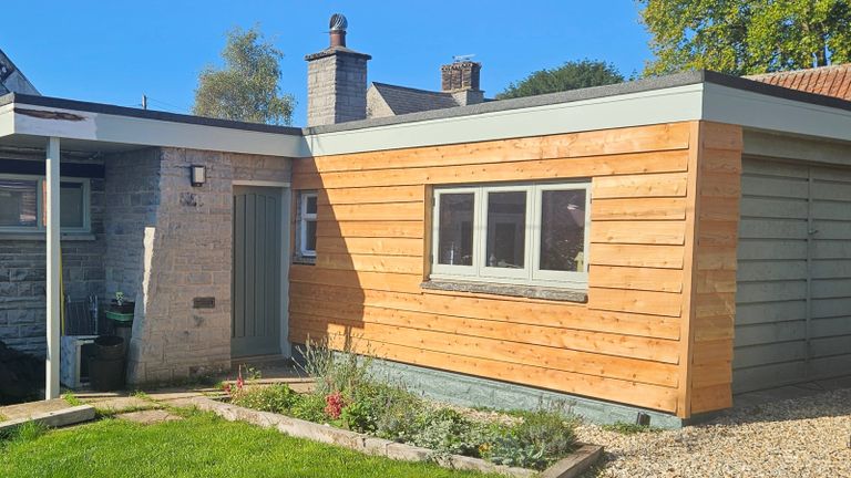 I clad part of my house to boost its kerb appeal on a budget | Ideal Home