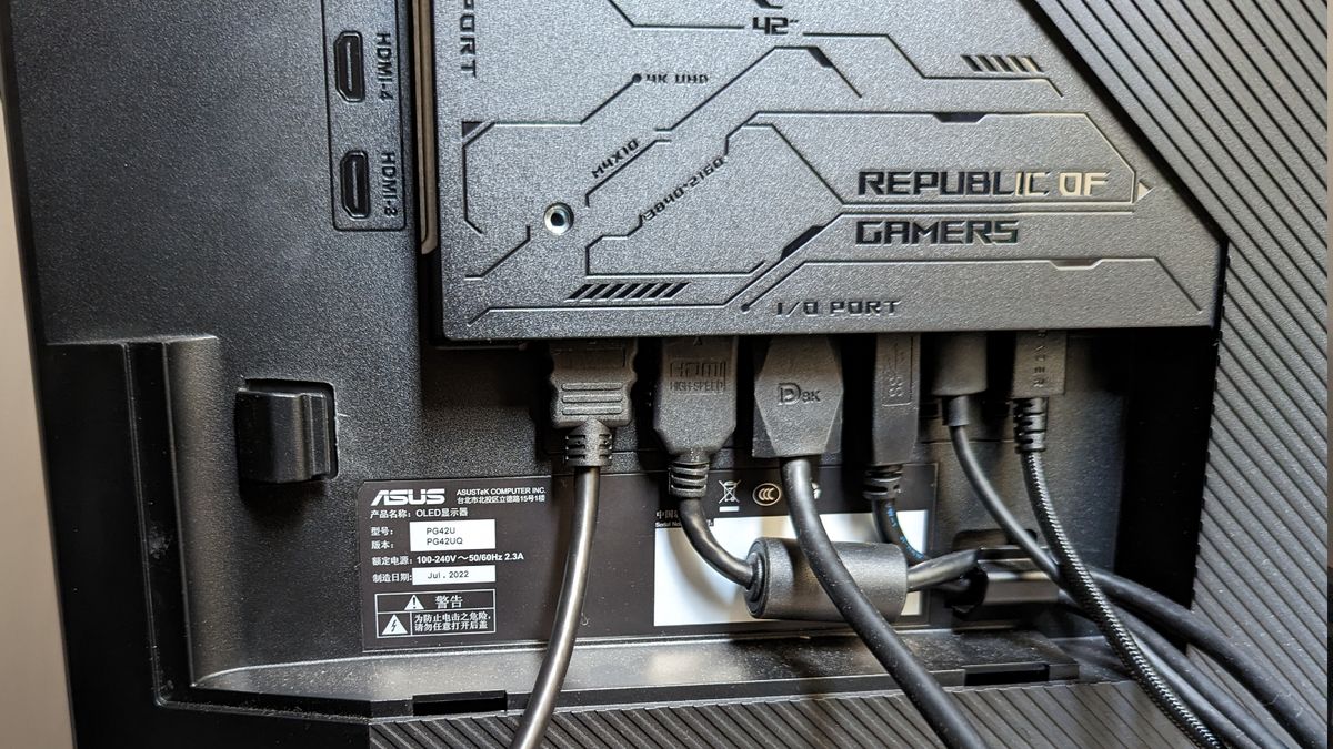 Asus ROG Swift PG42UQ 4K OLED gaming monitor review | PC Gamer