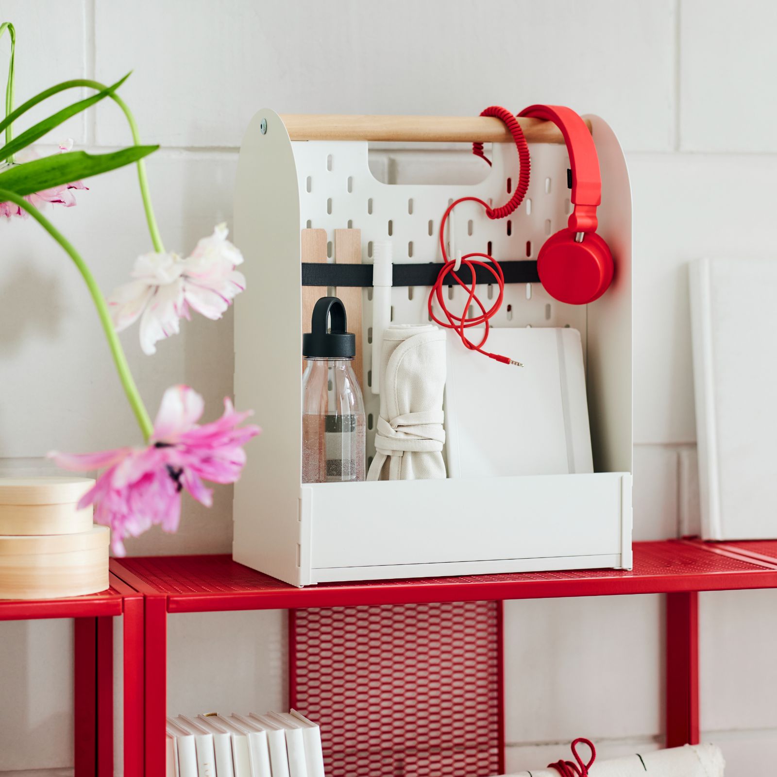 This IKEA desk organiser is the perfect on-the-go workspace | Ideal Home