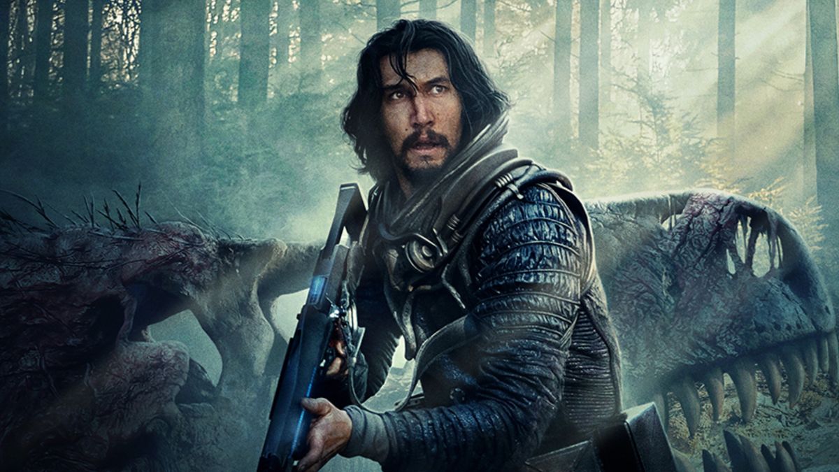 Adam Driver crash lands on a planet ruled by alien dinosaurs in first ...