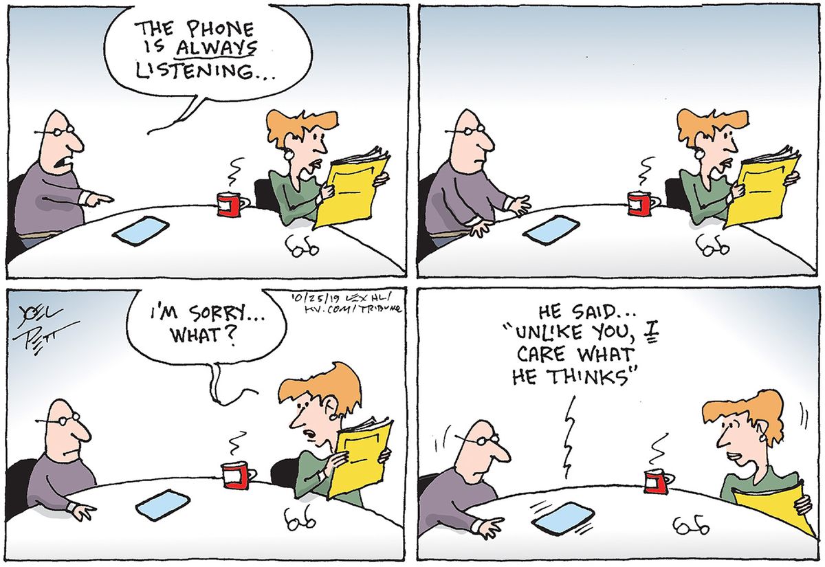 Editorial Cartoon U.S. Smartphones Spying | The Week