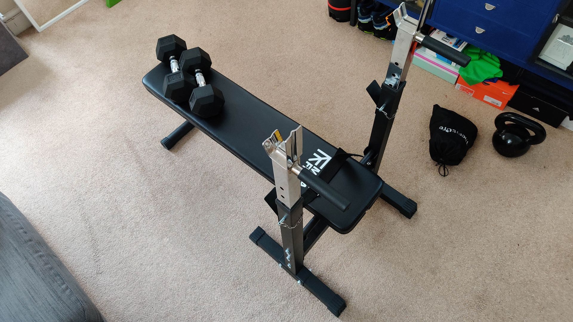 Mirafit M1 Folding Weight Bench with Dip Station review | T3