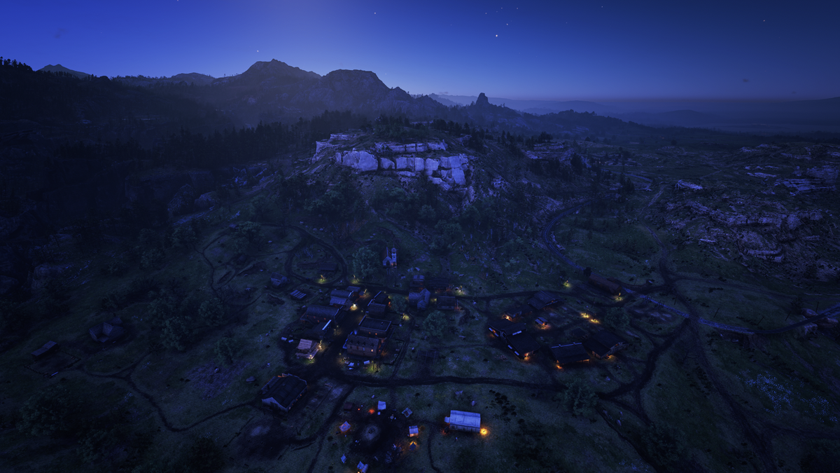 Get a bird's eye view of Red Dead Redemption 2 with this incredible ...