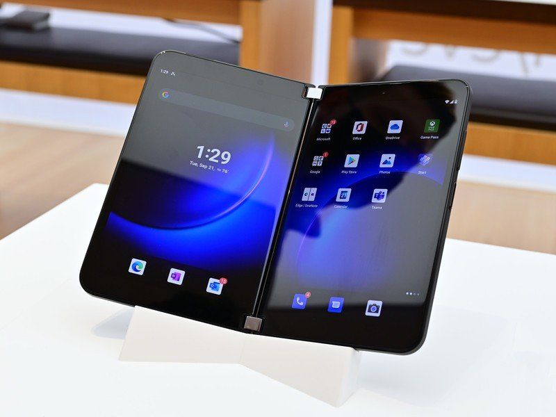 Microsoft launches the Surface Duo 2, a dual-screen device you'll ...