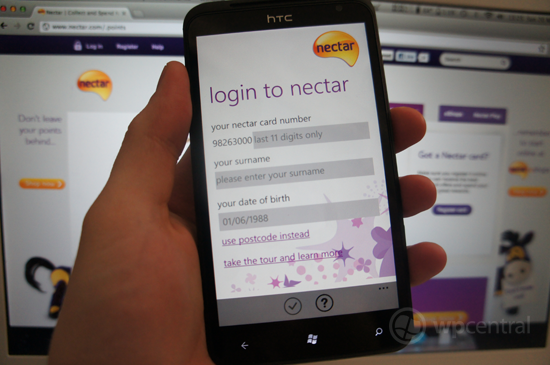 Official Nectar app available on the Windows Phone Marketplace ...