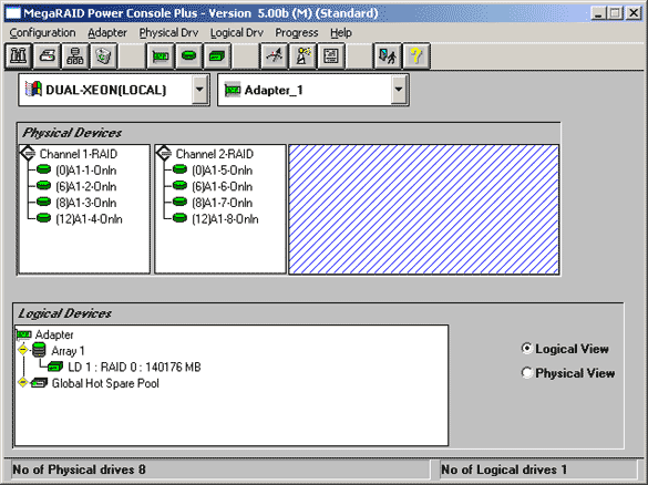 LSI MegaRAID 320-2: Power Console Plus - RAIDCore Unleashes SATA to ...