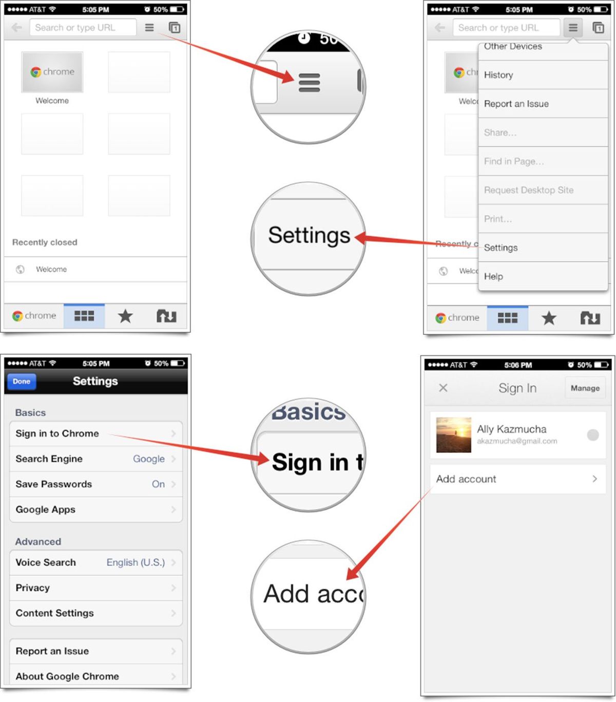 How to sign into your Google account with Chrome for iOS | iMore