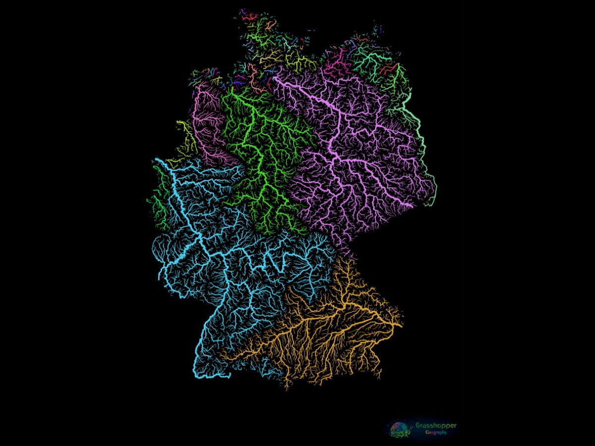 Rainbow Rivers: See Gorgeous Maps of the World's Waterways | Live Science