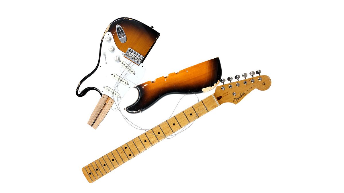 The Fender Stratocaster Prince smashed in his My Name Is Prince music ...