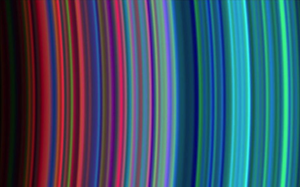 Rainbow Rings Wallpaper | Space