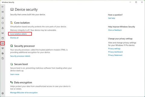 How to enable Core isolation's Memory integrity feature on Windows 11 ...