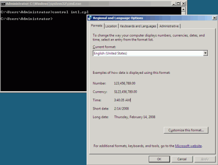 Graphical Elements In The Core Installation - Windows Server 2008 Core ...