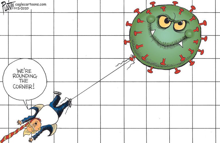 Political Cartoon U.S. Trump COVID | The Week