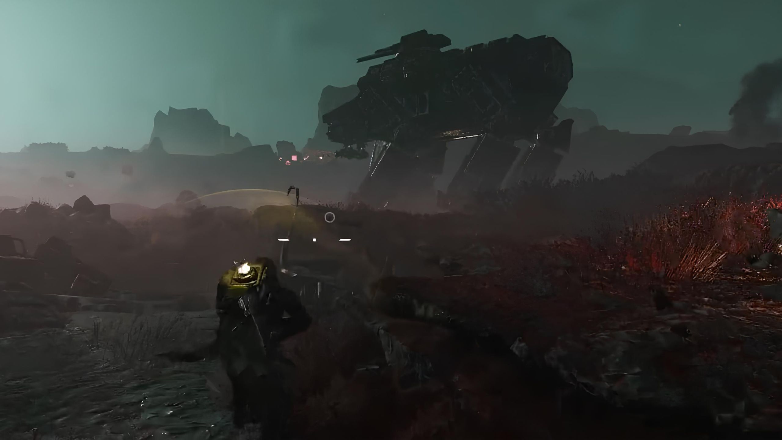 New Helldivers 2 update sneaks Automaton AT-AT walkers and gunships ...