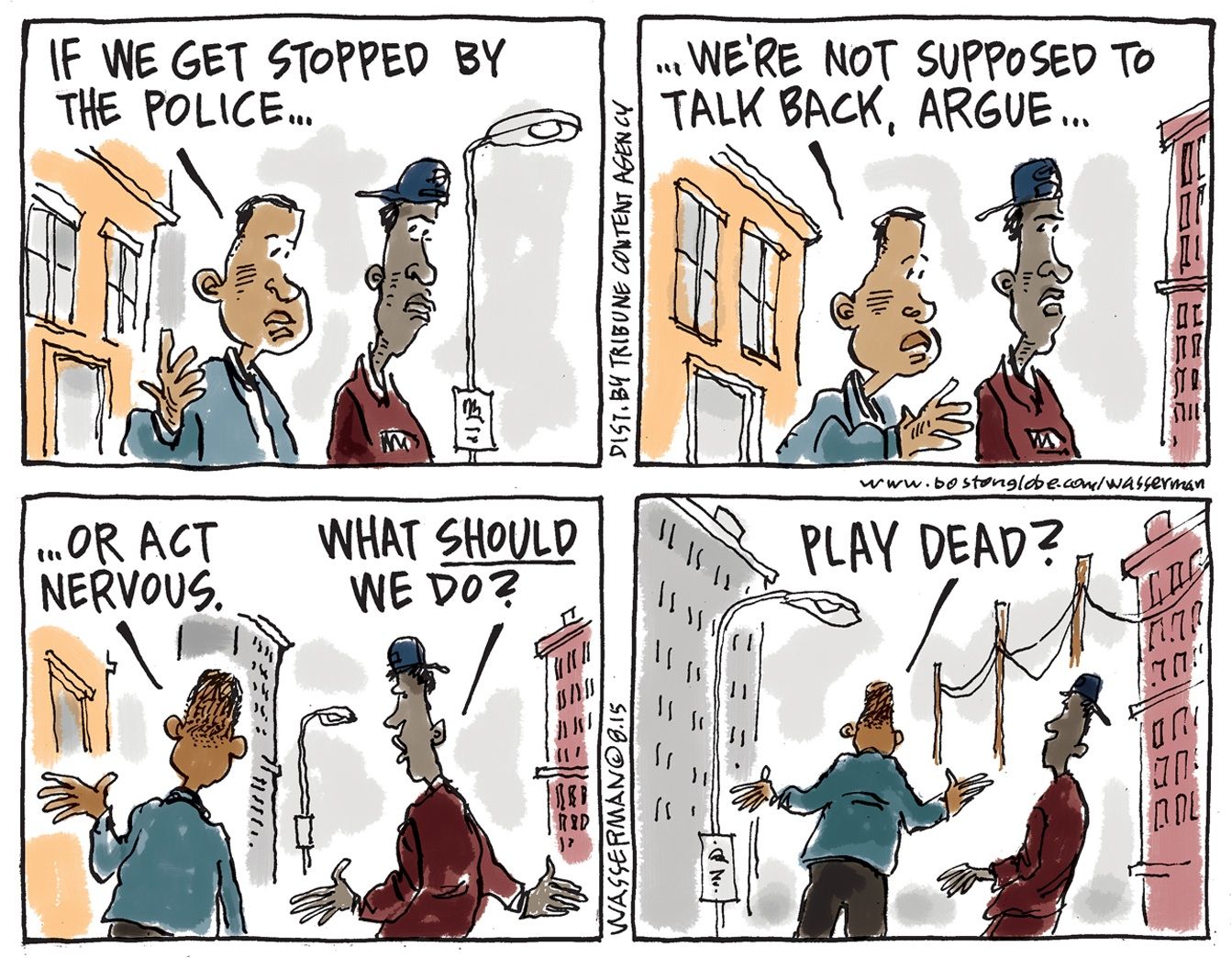 Editorial cartoon Police brutality | The Week