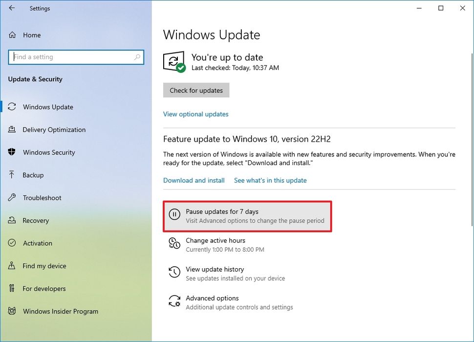 How to stop automatic updates on Windows 10 | Windows Central