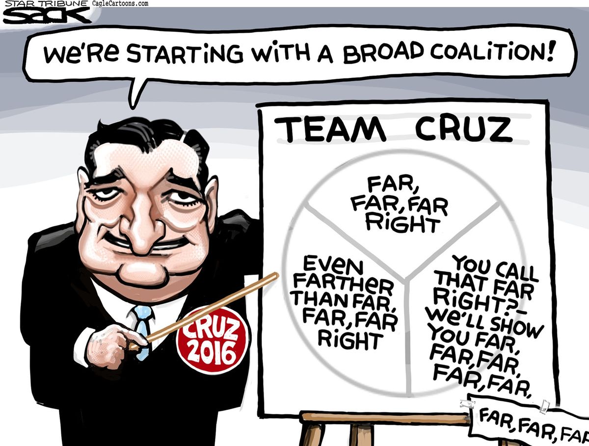 Political cartoon U.S. Ted Cruz 2016 | The Week