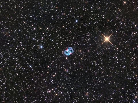 Photographer Spies Little Dumbbell Nebula in a Sea of Stars | Space