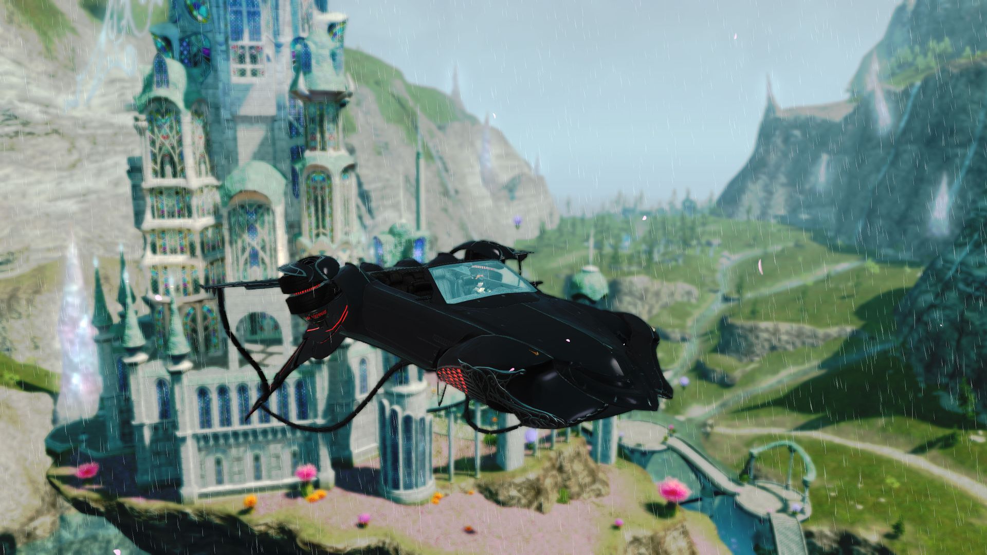 I got the Final Fantasy XV car in Final Fantasy XIV and now I can die ...