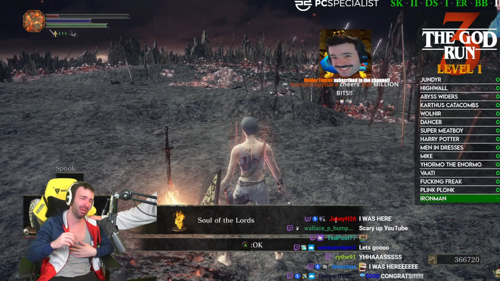 Streamer achieves git gud godhood by beating all mainline Souls games ...