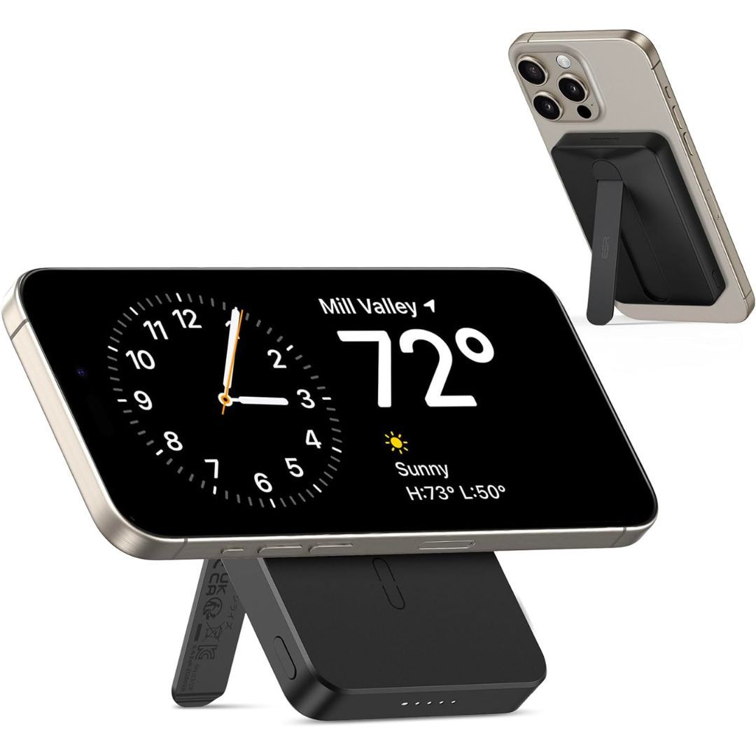 ESR HaloLock Kickstand Wireless Power Bank review: Portable iPhone ...