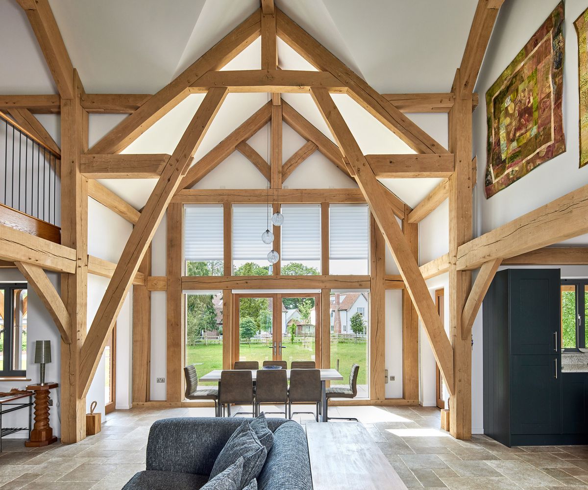 An oak frame future-proofed home built with space for all the family ...