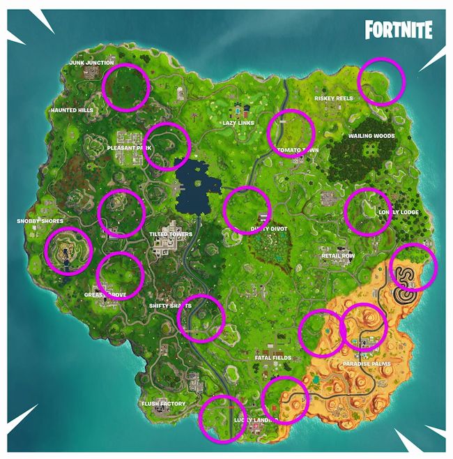 Fortnite: rift portal location map | PC Gamer