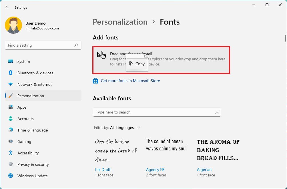 How to manage fonts on Windows 11 | Windows Central