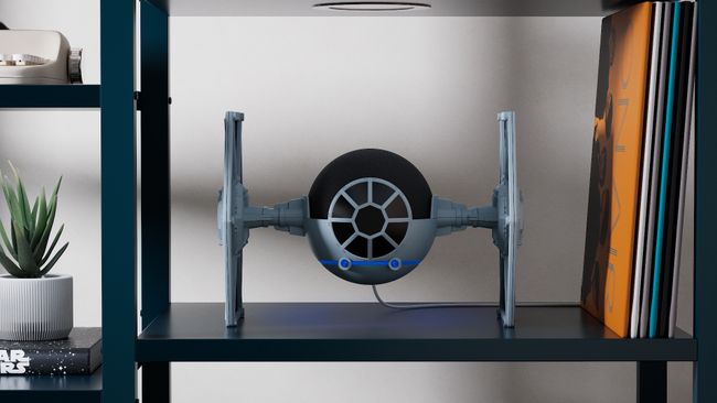 This Tie Fighter stand for the Echo Dot lets your Alexa smart speaker ...