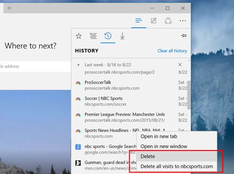 How to view and delete browser history in Microsoft Edge | Windows Central