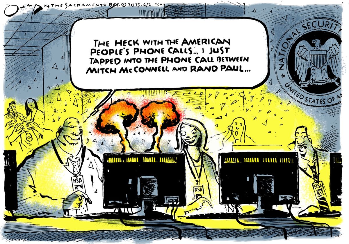 Political cartoon U.S. NSA Surveillance | The Week