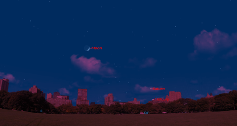 Thanksgiving Night Sky 2017: Saturn, Mercury (& the Moon) On the Menu ...