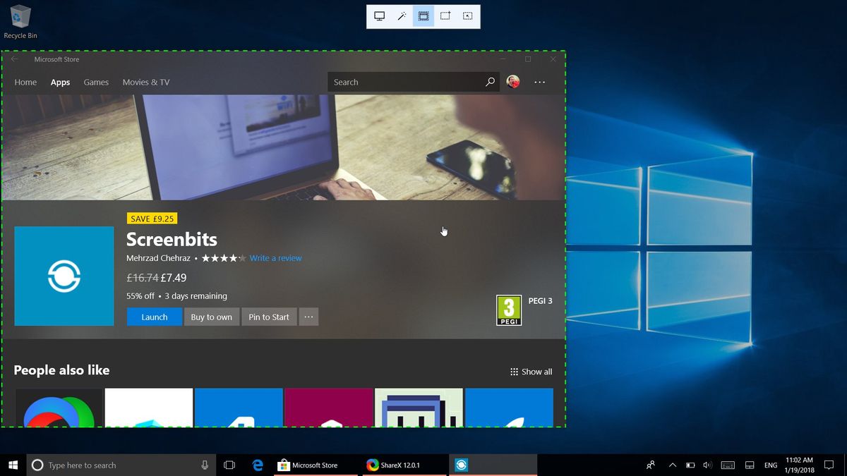Screenbits is an easy way to record your screen in Windows 10 | Windows ...