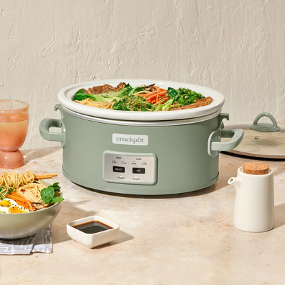 The sage green Crock Pot is surprisingly chic - and only $50