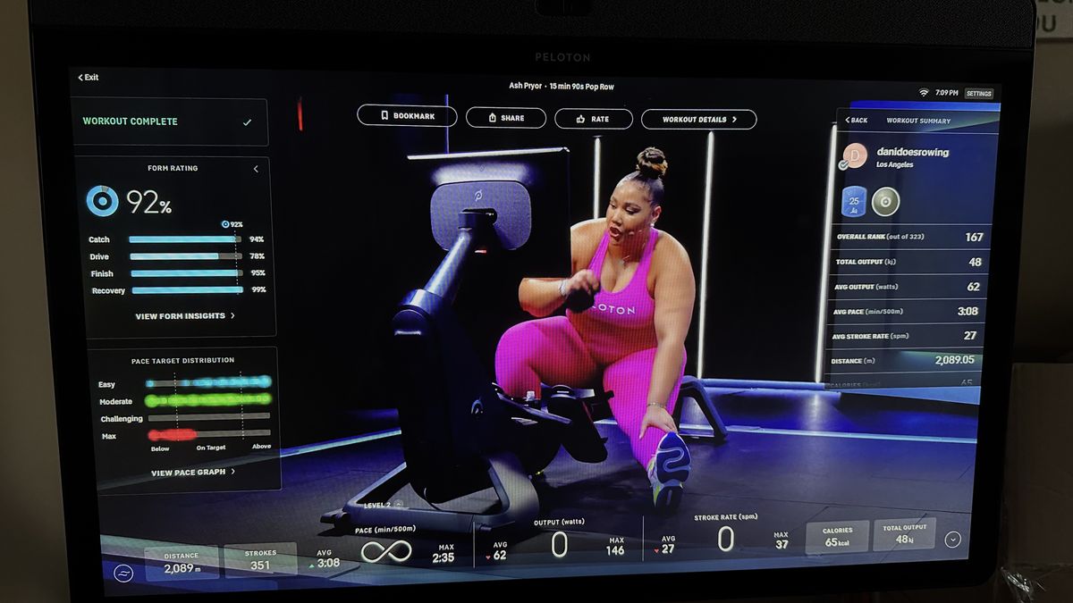 Peloton Row review: Perhaps the best connected rowing machine around ...