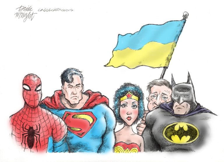 7 cartoons about Zelensky's bravery in standing up to Russia | The Week