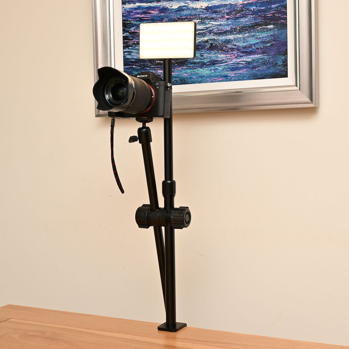 Jebutu Camera Arm Desk Mount review: a lightweight table-mounting stand ...