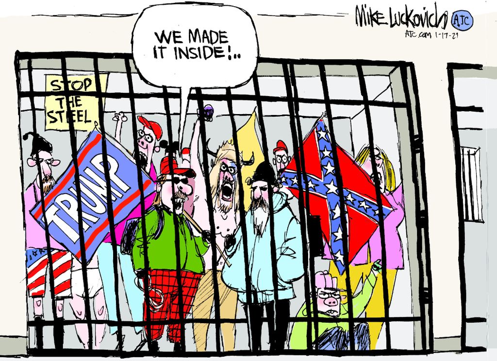 Political Cartoon U.S. Trump capitol rioters | The Week