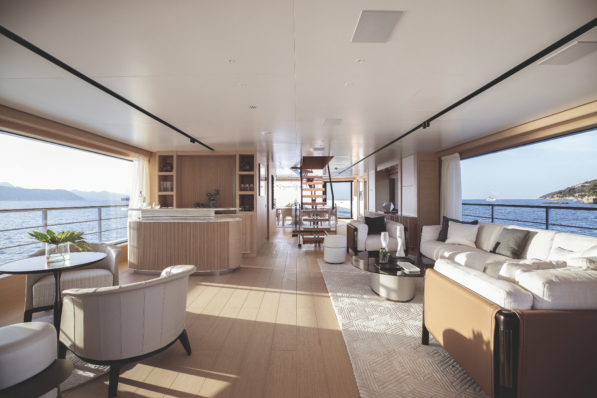Giorgetti creates interiors for Benetti B.Yond yacht | Wallpaper*